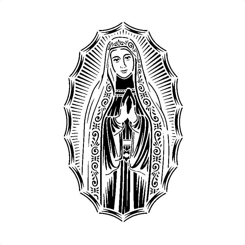 Prayer Stencil Airbrush Art Stencil Artists Christian Template ...