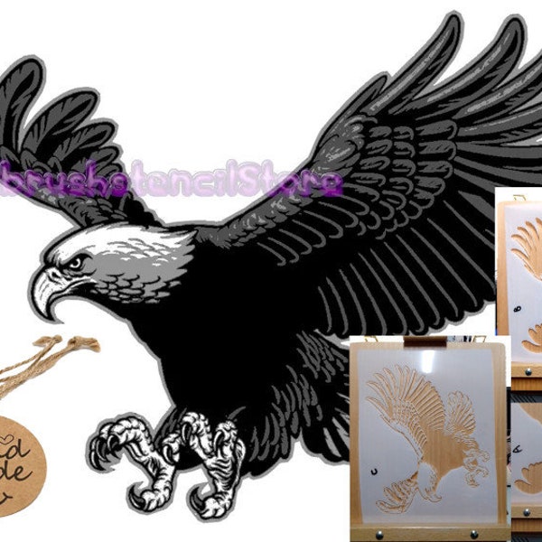 Eagle Stencil - Etsy