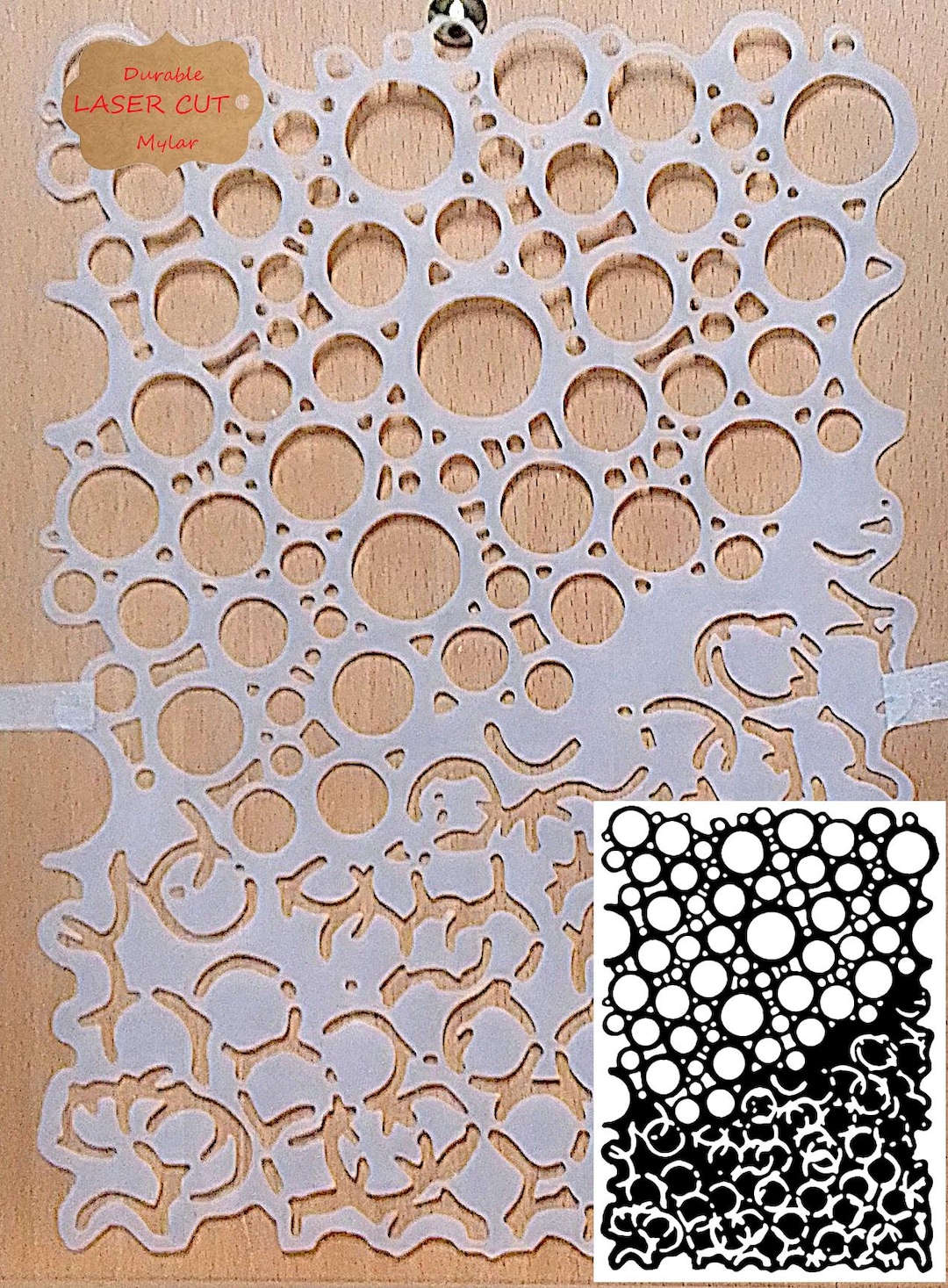 Circle Stencil Texture Airbrush Art Stencil Artists Circle Template ...