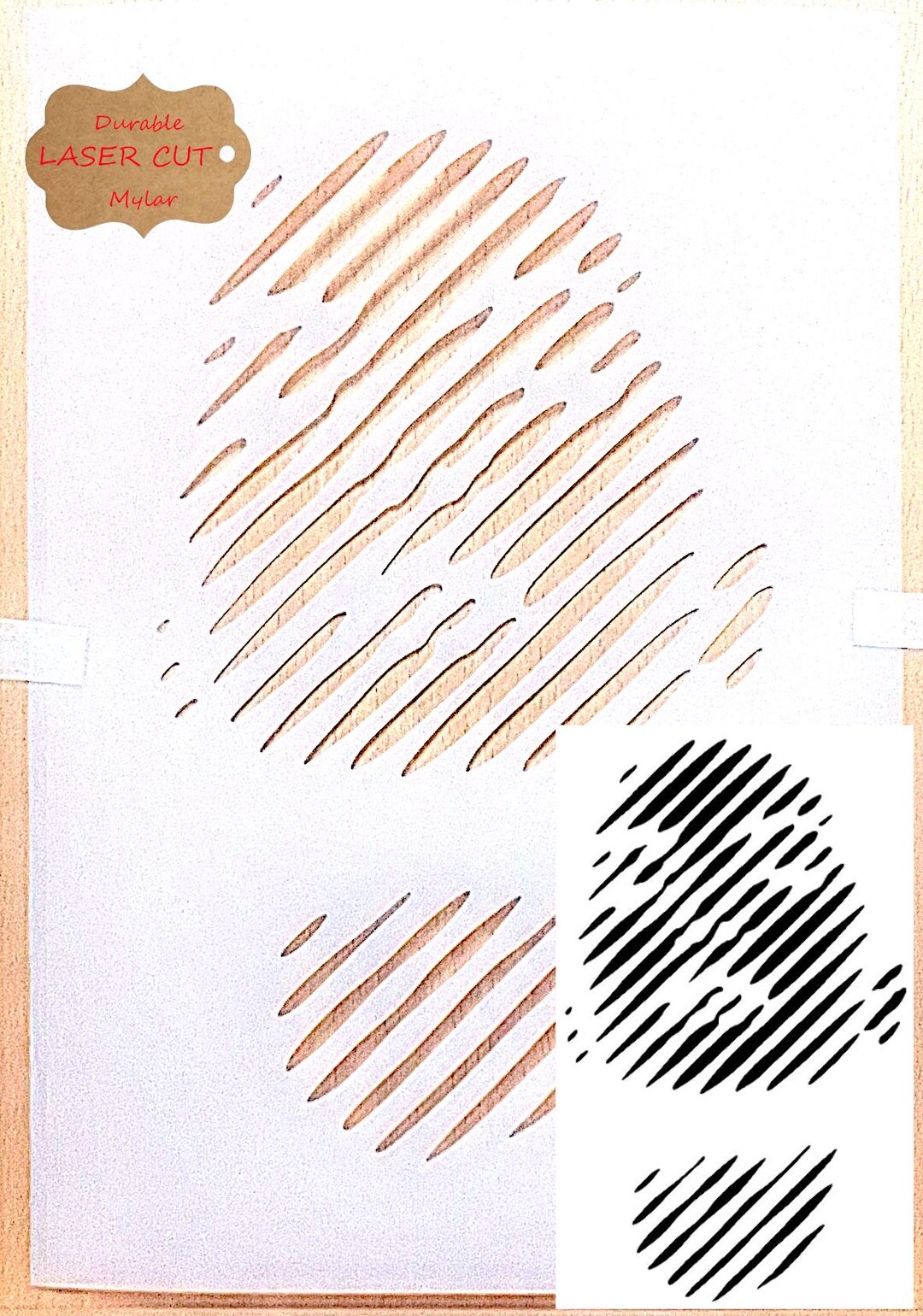 Lined Face Stencil Airbrush Art Stencil Artists Lined Female Face ...