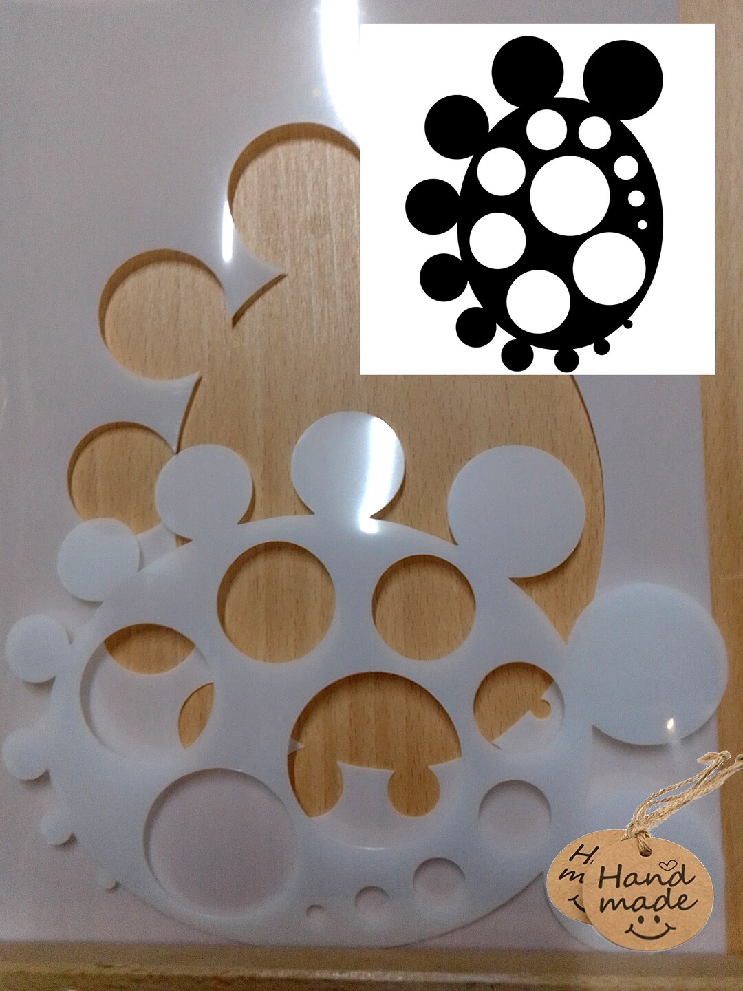 Circles Template Airbrush Art Stencil Available in 3 Sizes Mylar Ships ...