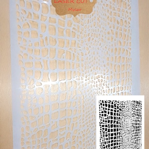 Snake Skin Texture Stencil Airbrush Art Stencil Artists Snake Skin ...