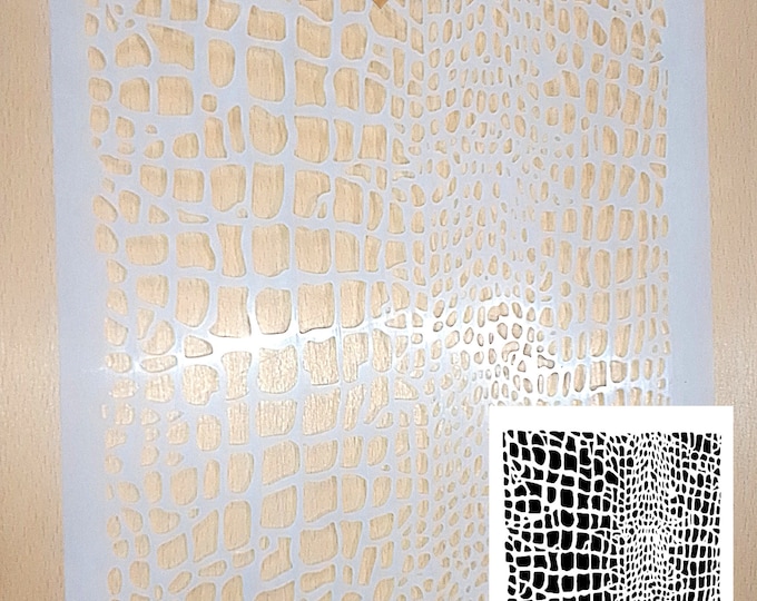 Snake Skin #1 Durable and Reusable Stencil for DIY Painting, Crafting ...