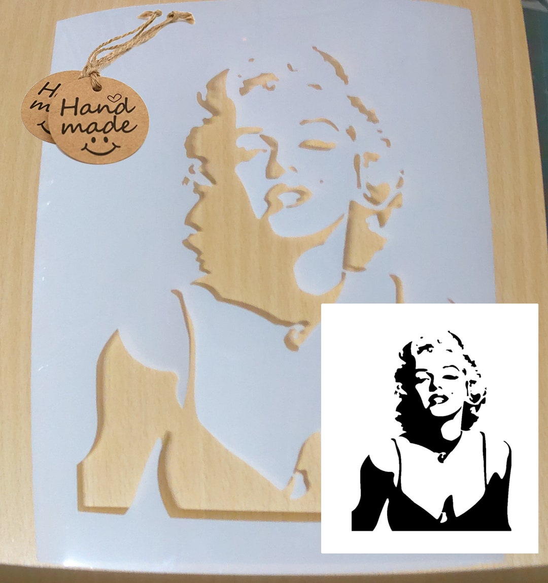 Model Stencil Airbrush Art Craft Stencil Artists Model Template ...