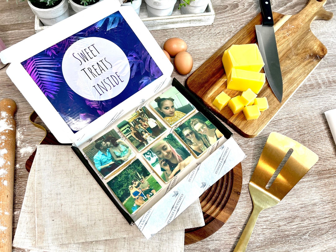Letterbox Biscuits Edible Photo Shortbread Gifts for Her Gifts for Him ...