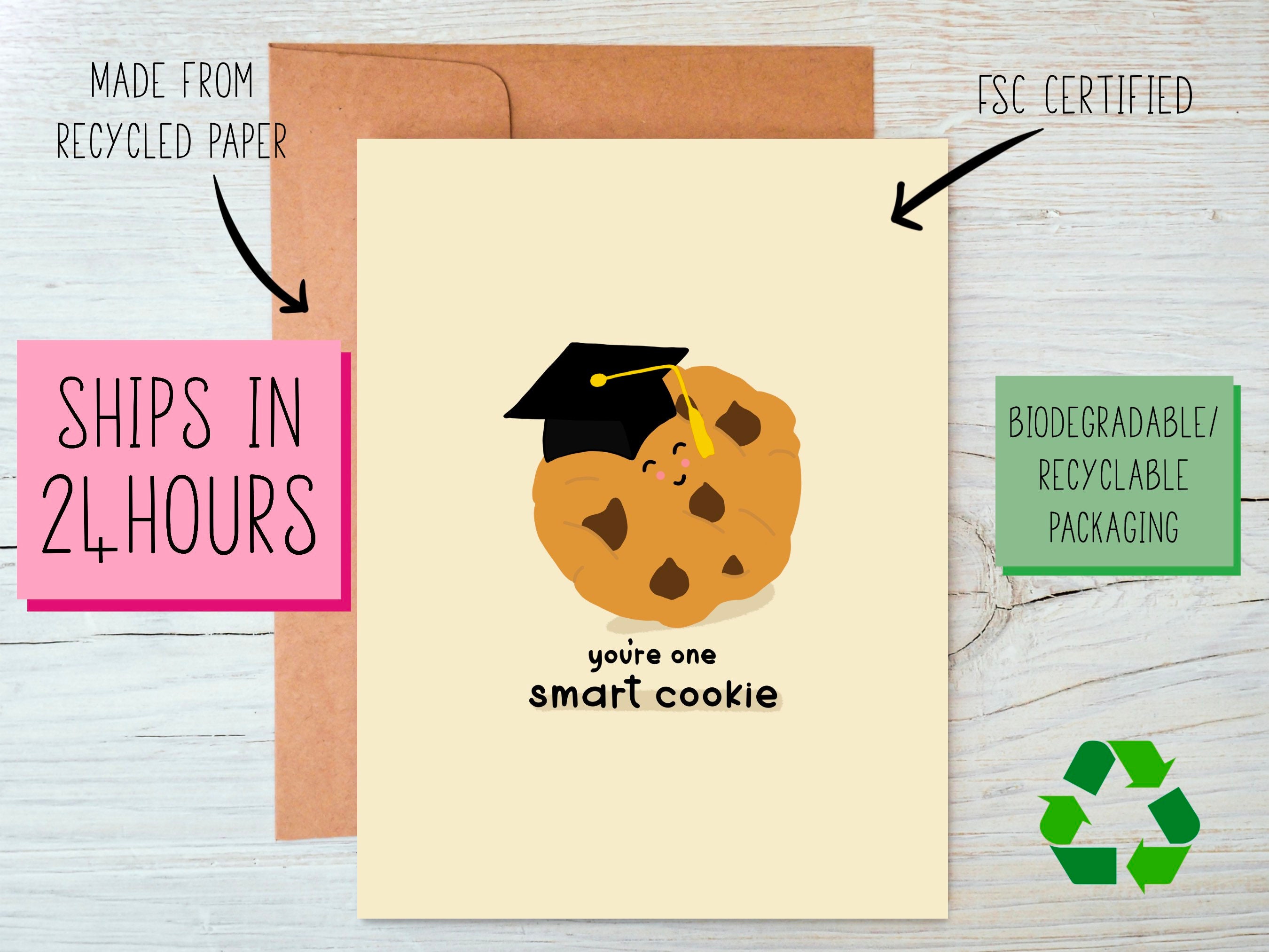 Graduation Pun Card Funny Graduation Card Graduation Gift | Etsy