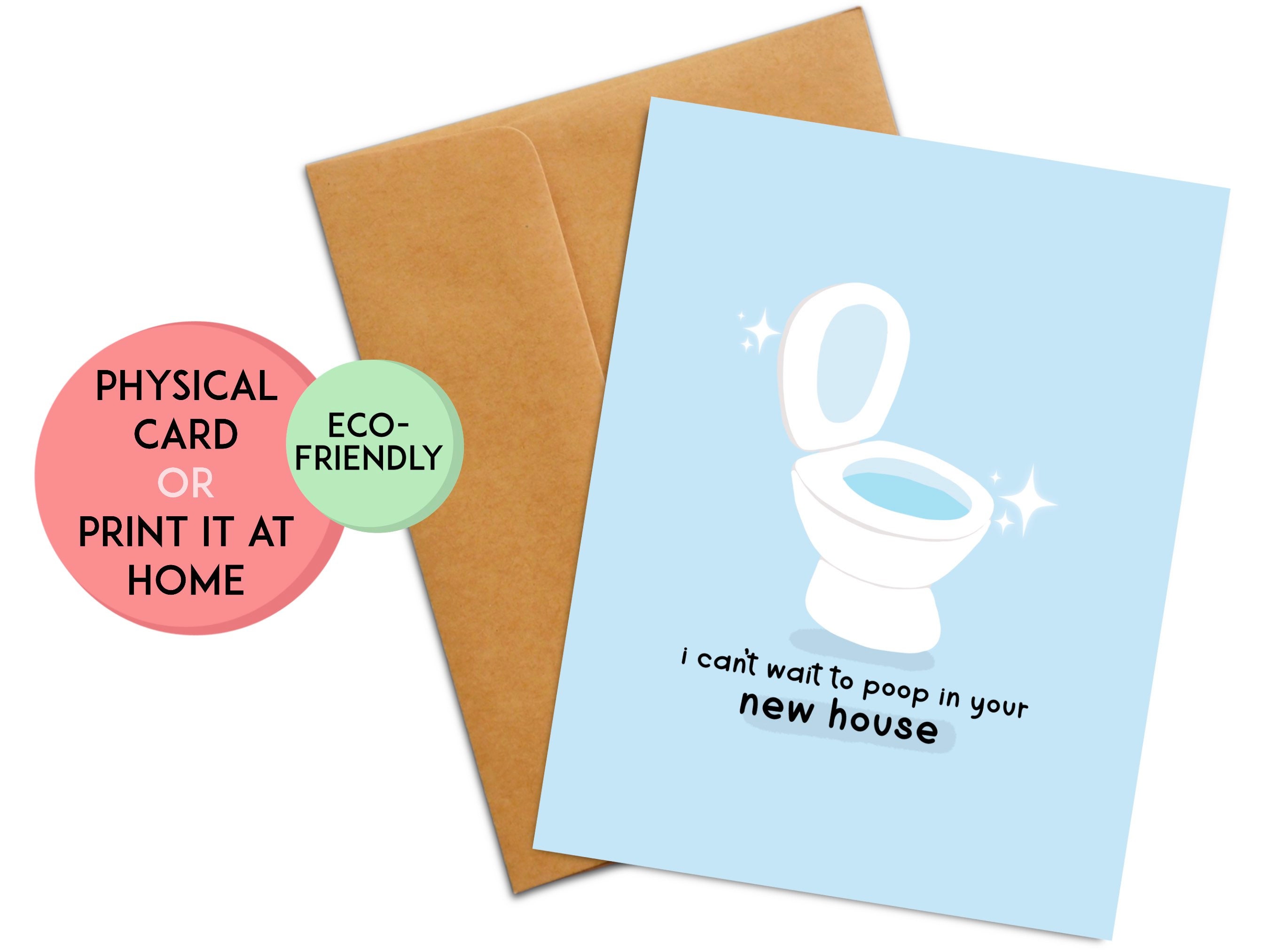 Funny Housewarming Card Funny Housewarming Gift Funny New | Etsy