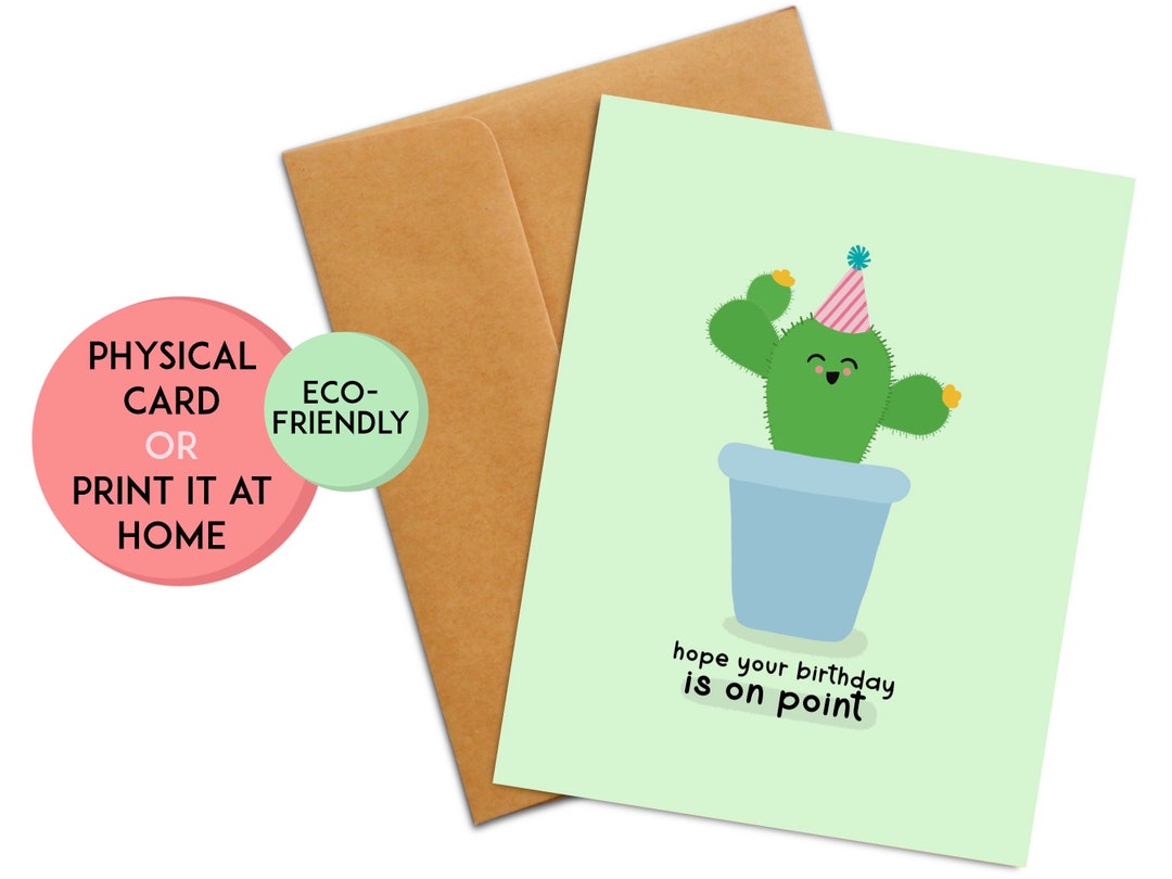 Birthday Pun Card | Funny Birthday Card | Birthday Gift | Cute Birthday ...