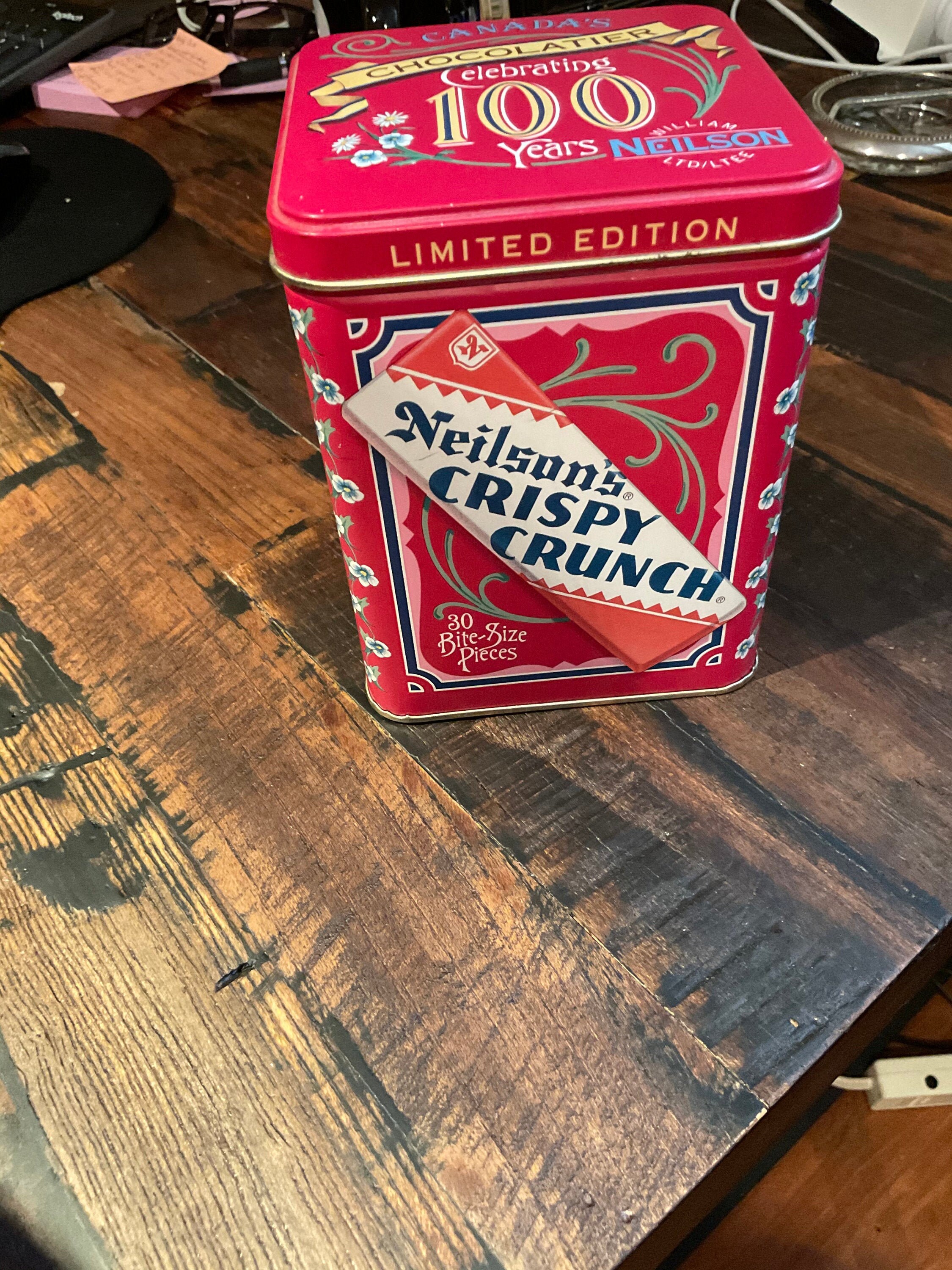 Neilson's Collectible Candy Tin Crispy Crunch 100th | Etsy