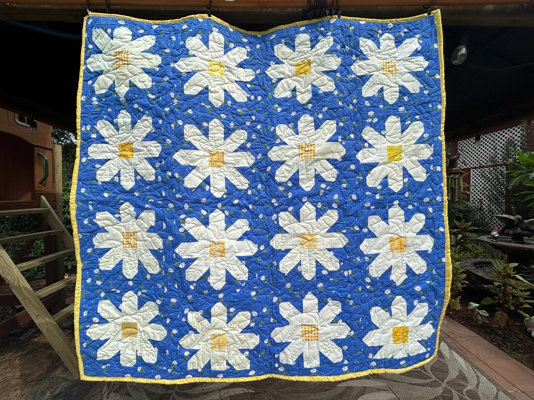 Daisy Baby Quilt - Etsy