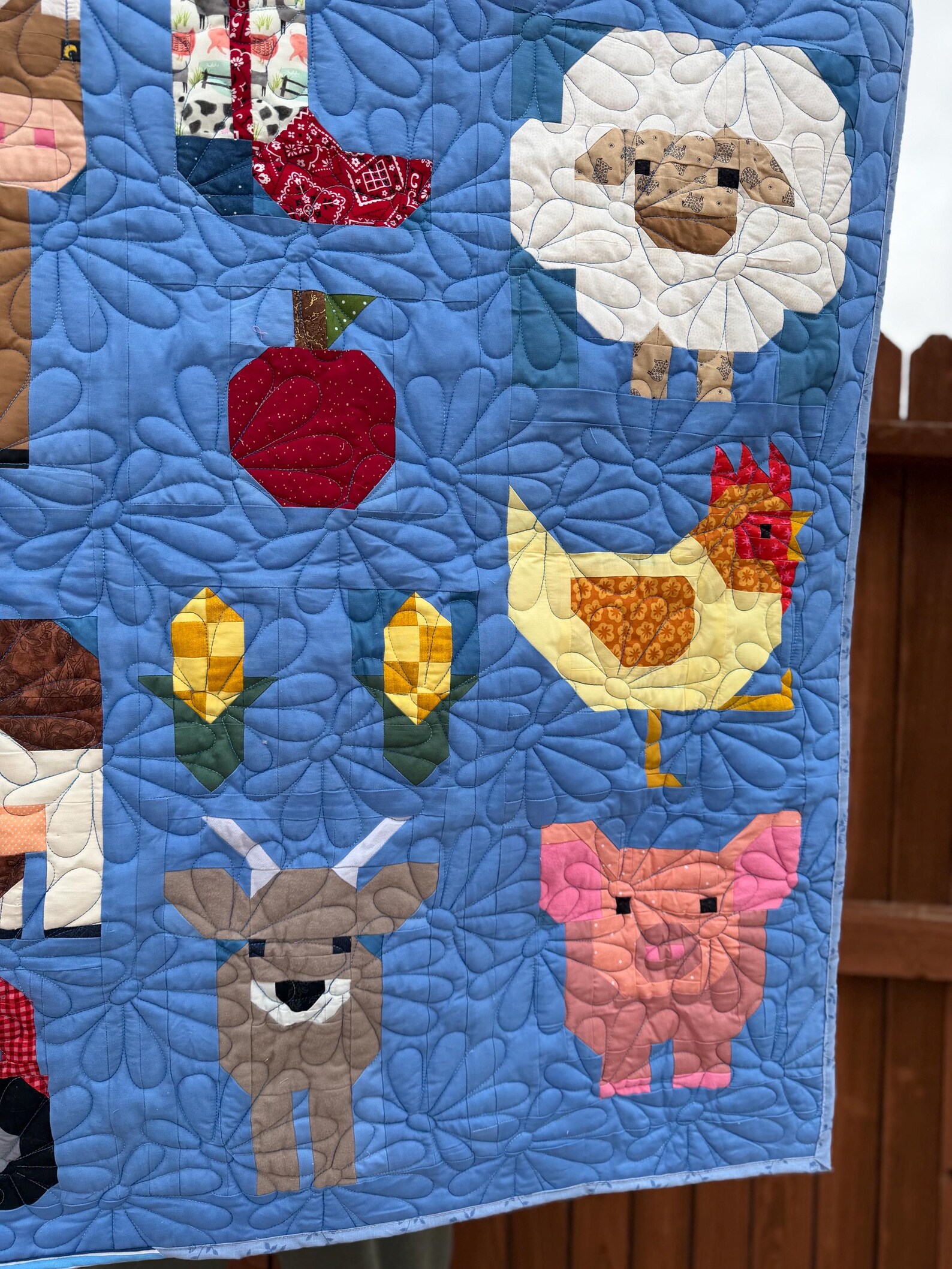Fab Farm Baby Quilt - Etsy