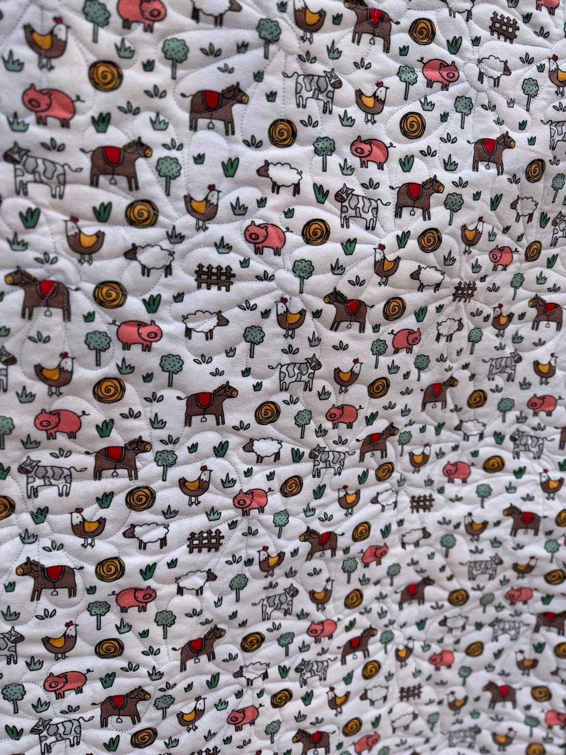 Fab Farm Baby Quilt - Etsy