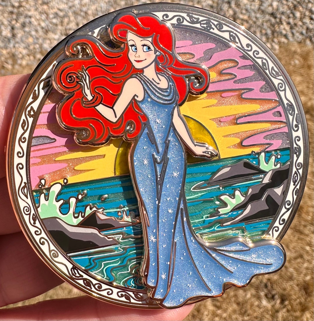 Ariel Little Mermaid Fall Sea Dress Seasons Fantasy Pin LE 60 - Etsy