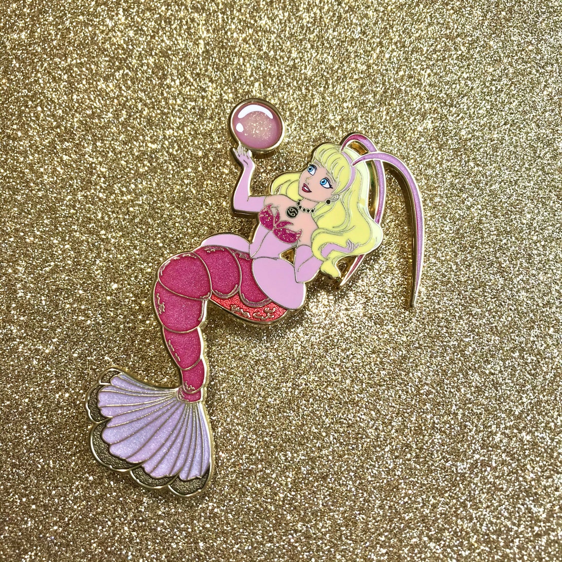Cinderella Zodiac Mermaid Fantasy Pin Cancer LE 35 Pink | Etsy