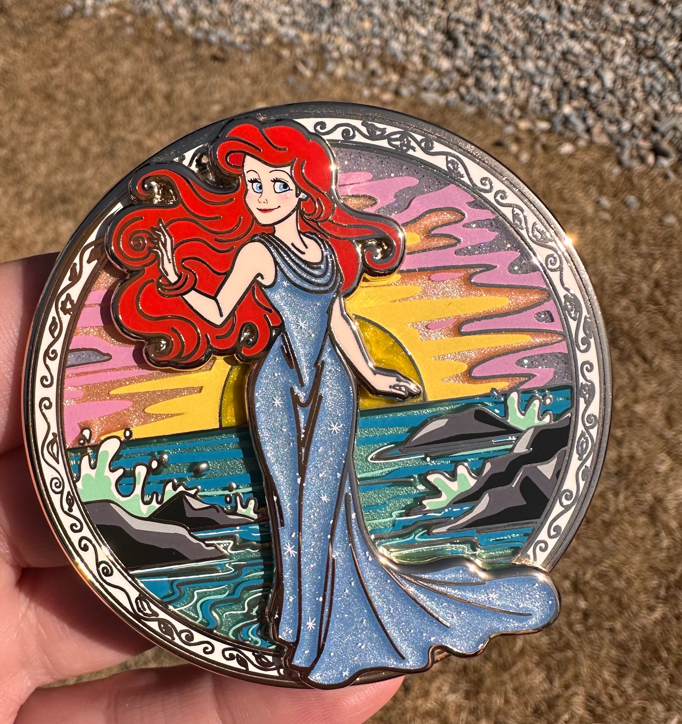 Ariel Little Mermaid Fall Sea Dress Seasons Fantasy Pin LE 60 - Etsy