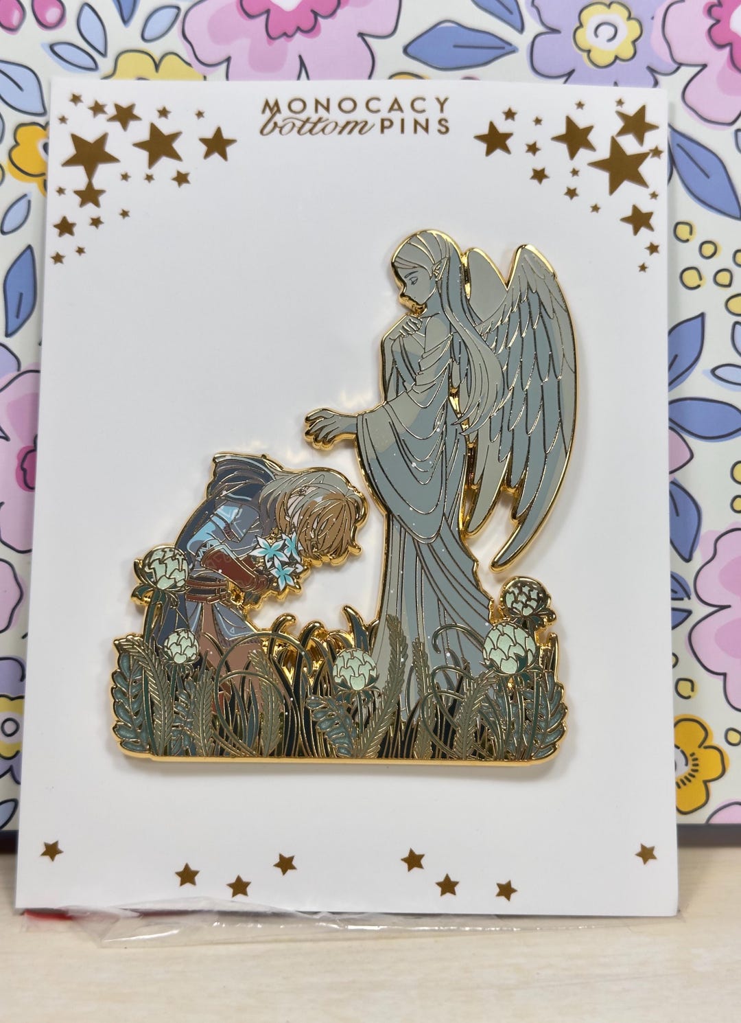 MCBP Zelda Angel Link Kneel Fantasy Pin LE - Etsy