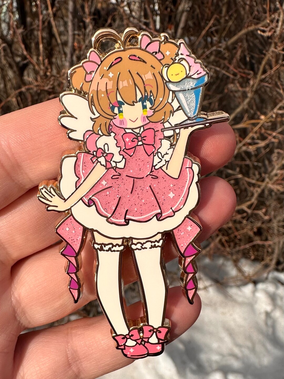 Magical Girl Sakura Maid Le 75 Fantasy Enamel Pin Etsy