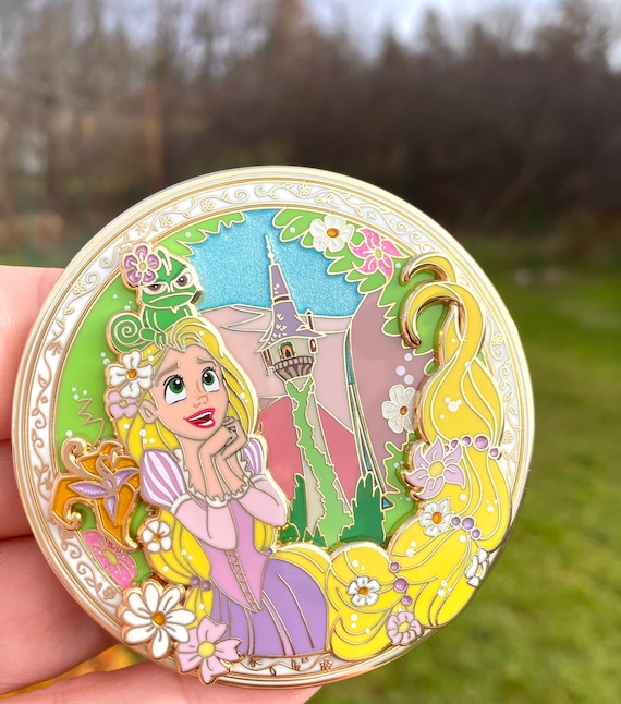 Rapunzel Tangled Pascal Spring Seasons Fantasy Pin LE 60 - Etsy