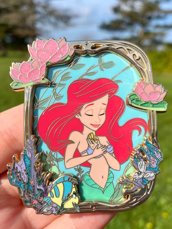 Ariel Little Mermaid Character Frame Fantasy Pin LE 50 - Etsy