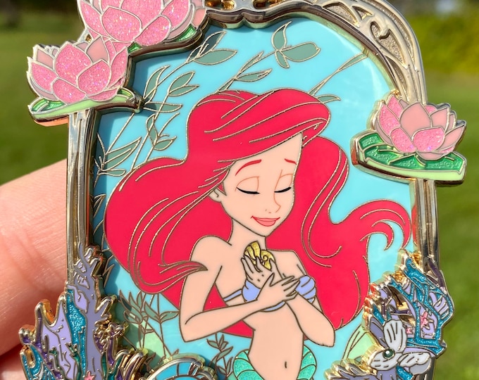 Ariel Little Mermaid Character Frame Fantasy Pin LE 50 - Etsy
