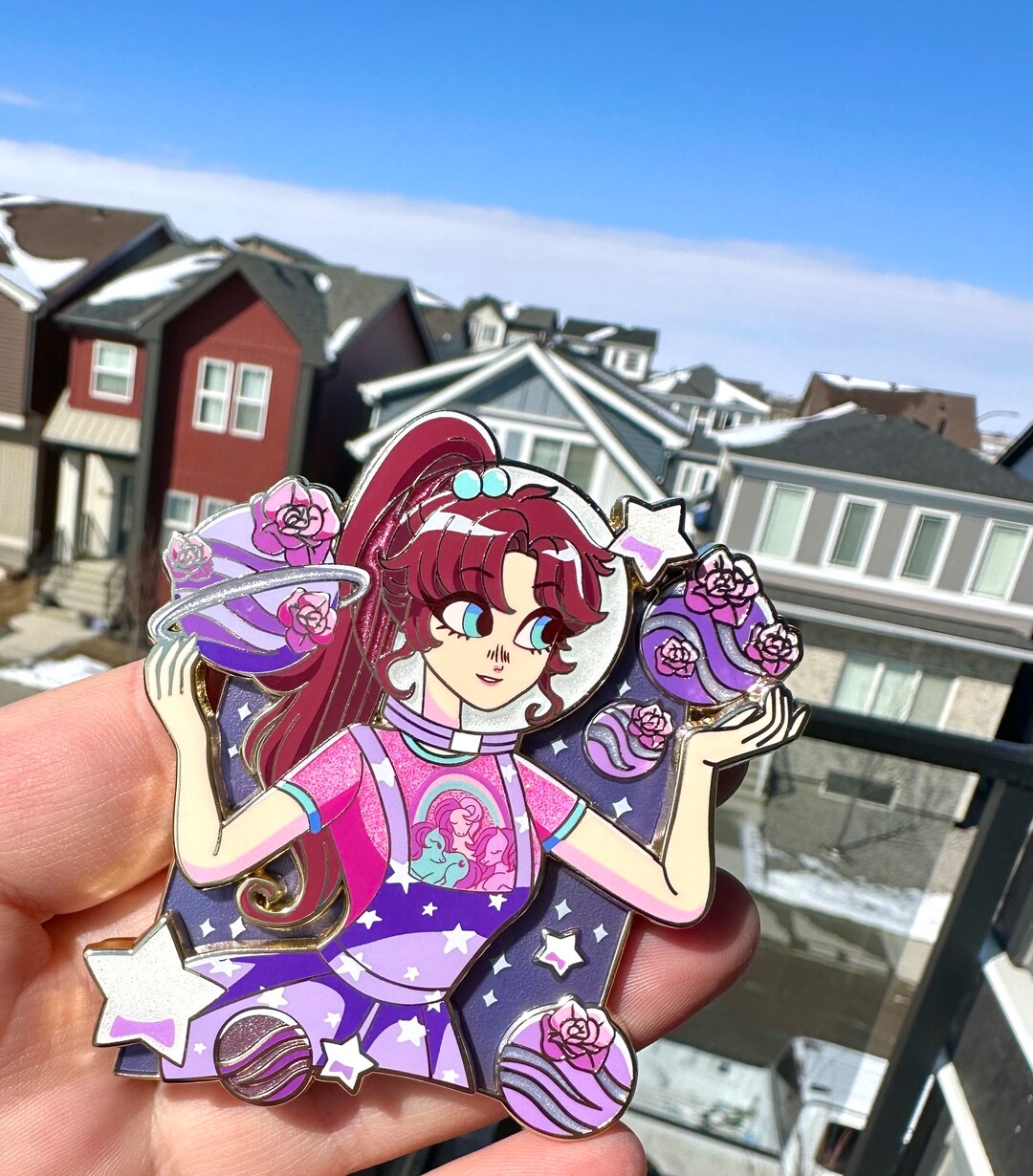 Magical Girl Little Pony Space Cuties Fantasy Pin LE 50 - Etsy