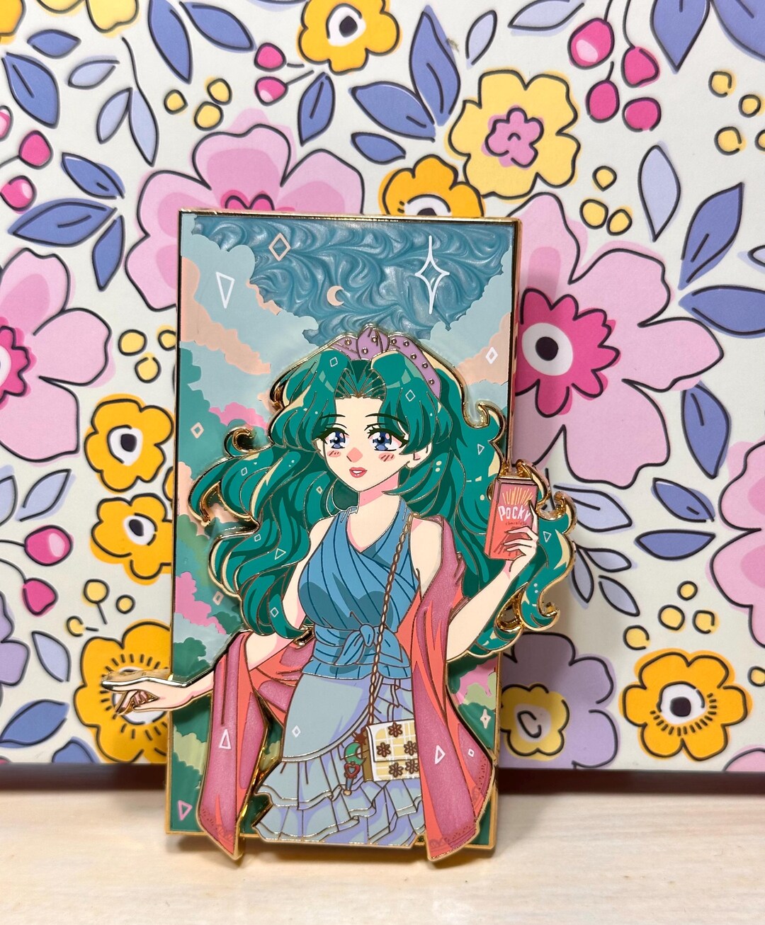 PSS Summertime Neptune Moon Magical Girl Fantasy Pin - Etsy
