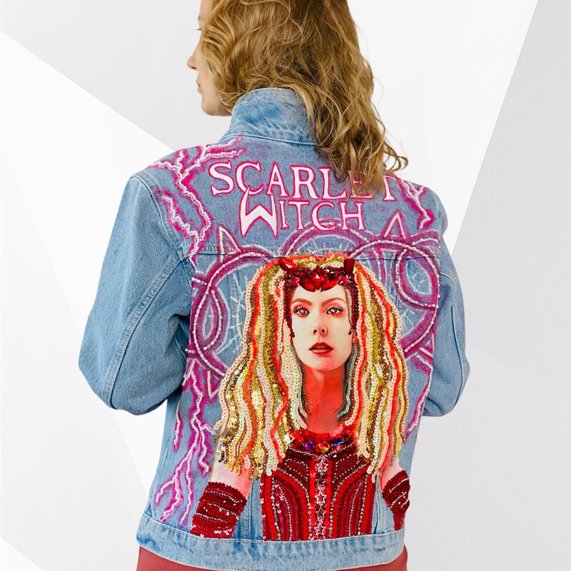 Witch Denim Jacket - Etsy