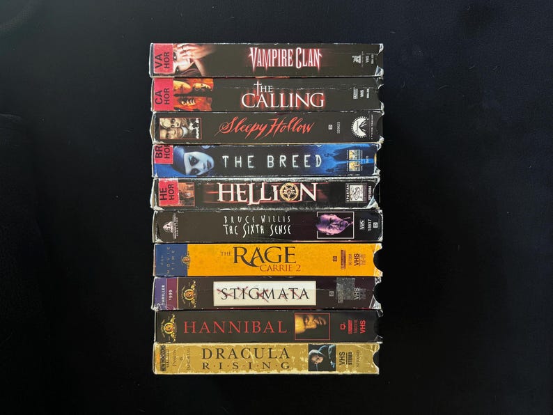 CHOOSE ONE! Horror Scary Movies 1980s 1990s Vintage Tape VHS - Etsy