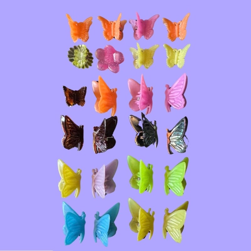 90s Butterfly Clips - Etsy