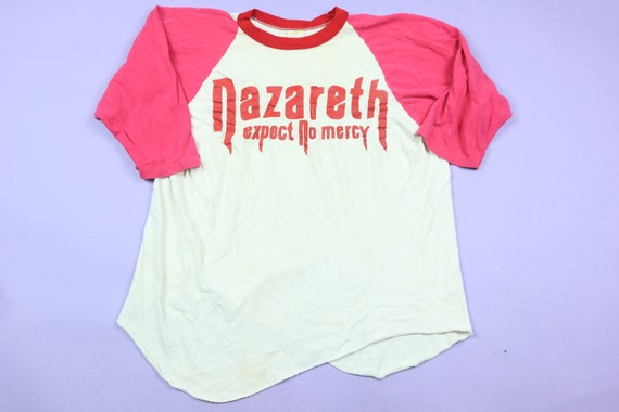 Nazareth Expect No Mercy 1977 Vintage Tshirt - Gem