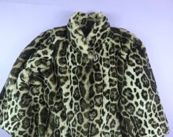 Fluffy Leopard Coat - Etsy