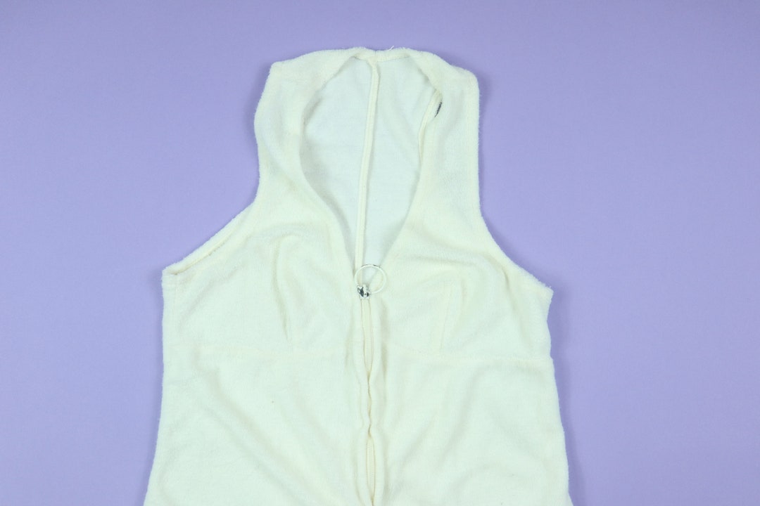 Terry Cloth High Tide From California White Onesie One Piece Skater ...