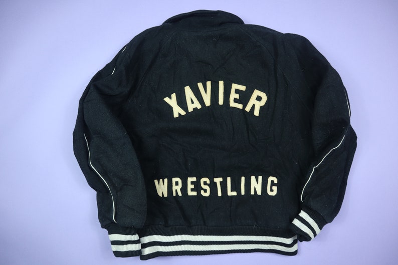 Straight Edge X Xavier Wrestling 1991 Vintage Varsity Jacket - Etsy