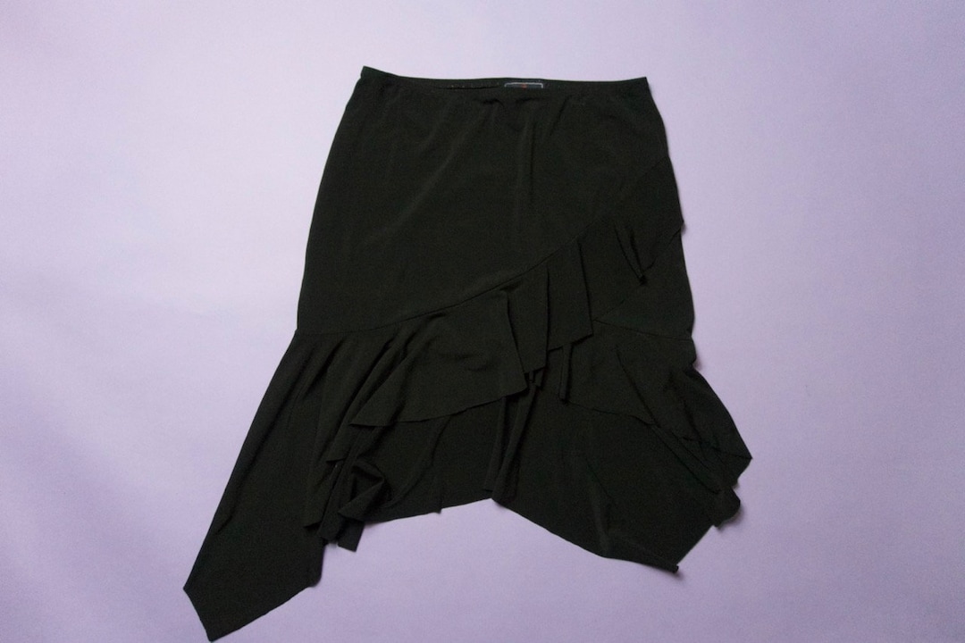 Subway Black Goth Fairy Core Asymmetrical Flowy 1990's Y2K Vintage ...