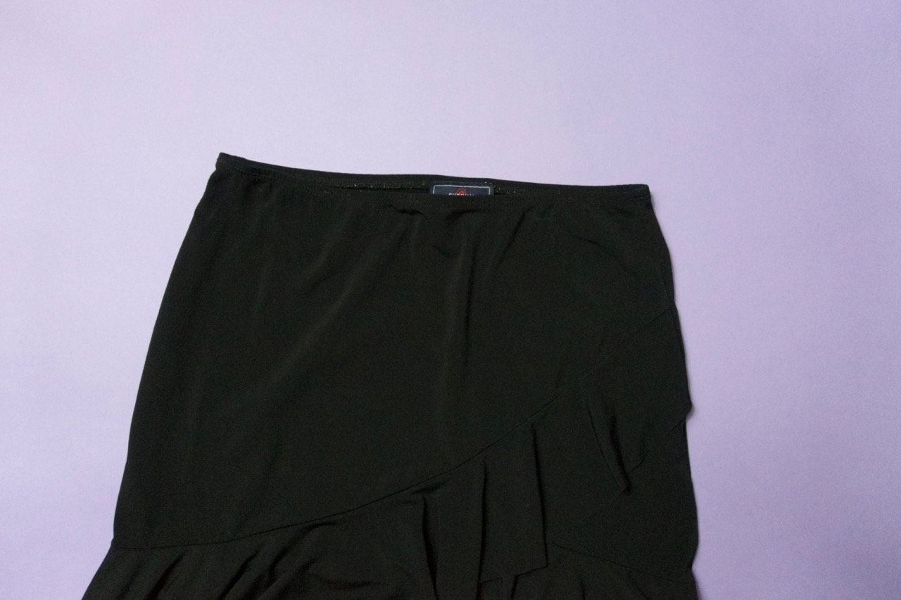 Subway Black Goth Fairy Core Asymmetrical Flowy 1990's Y2K Vintage ...