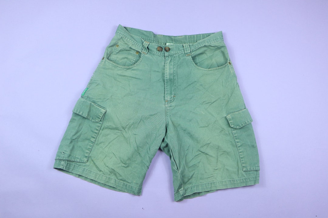 Seedless 420 Brand Weed Olive 1990's Vintage Denim Shorts Cargo - Etsy