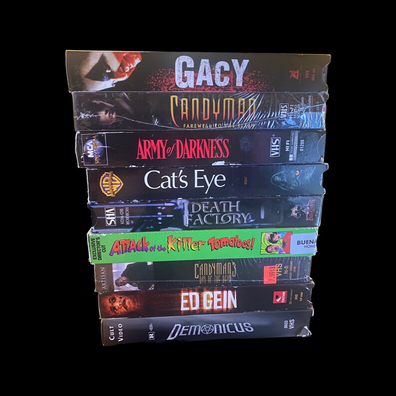 CHOOSE ONE Horror Scary Movie 1980s 1990s Vintage VHS - Etsy