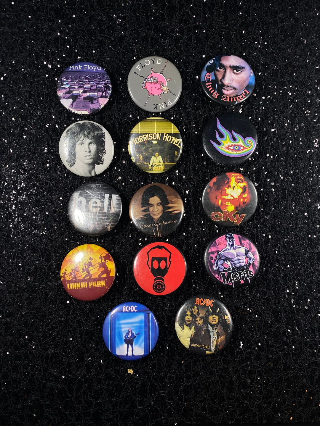 PICK ONE or MORE! Assorted Bands Vintage Lapel Pin Buttons 1.5" - Etsy