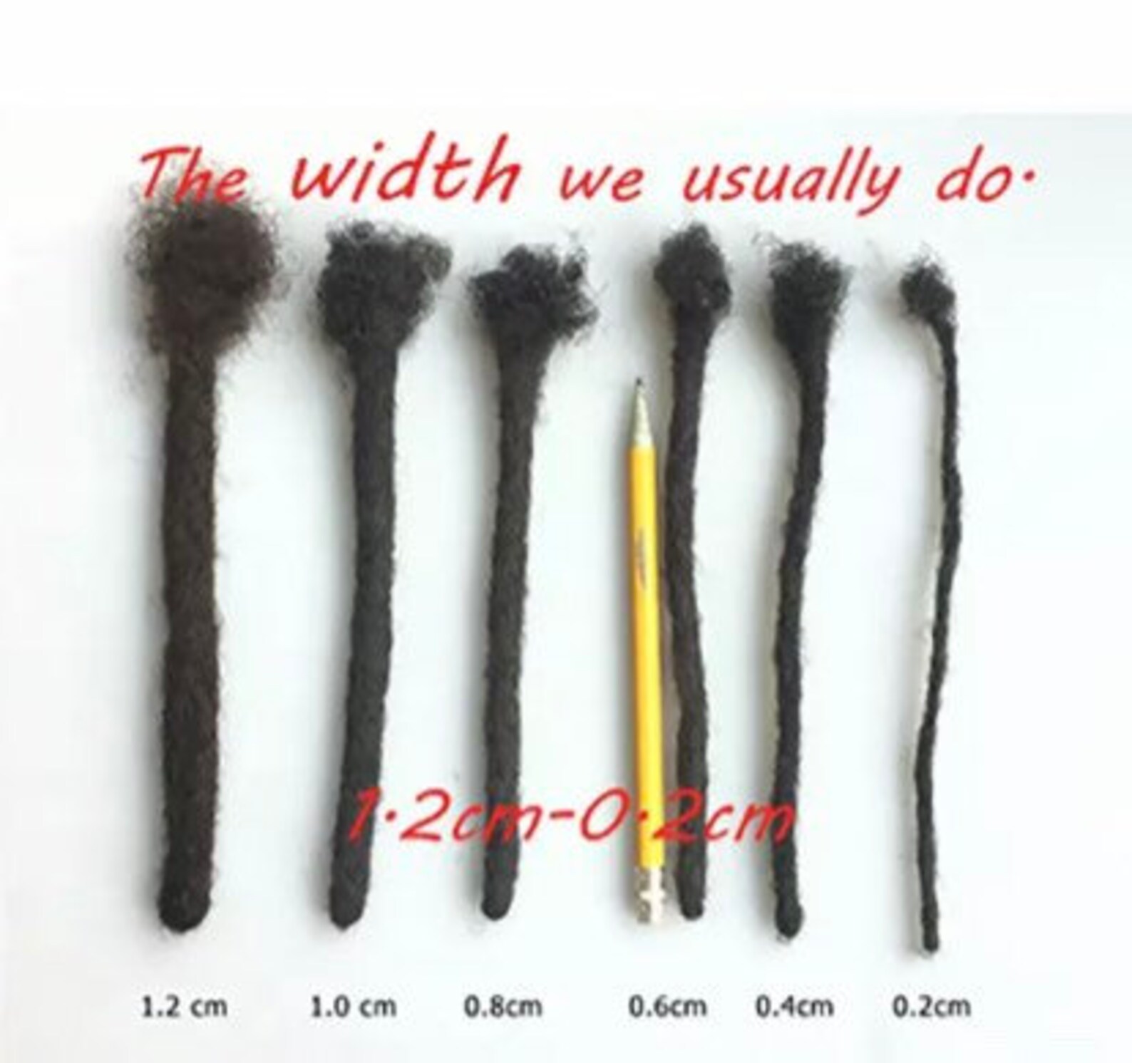 0.2cm Micro Locs Handmade Locs Extension 100% Human Hair - Etsy UK