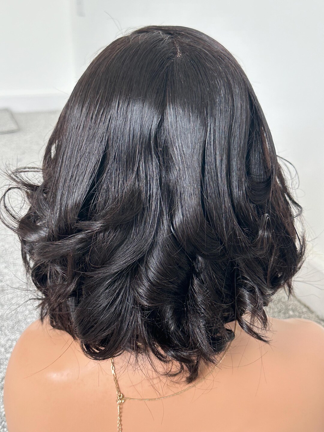 Short Human Hair Wig With Transparent Lace Frontal Wigs Bob Wig - Etsy