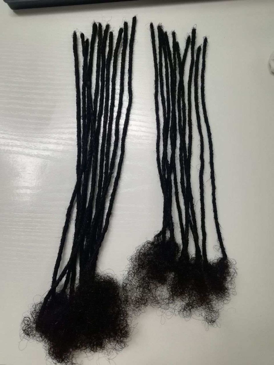 0.2cm Micro Locs Handmade Locs Extension 100% Human Hair - Etsy UK