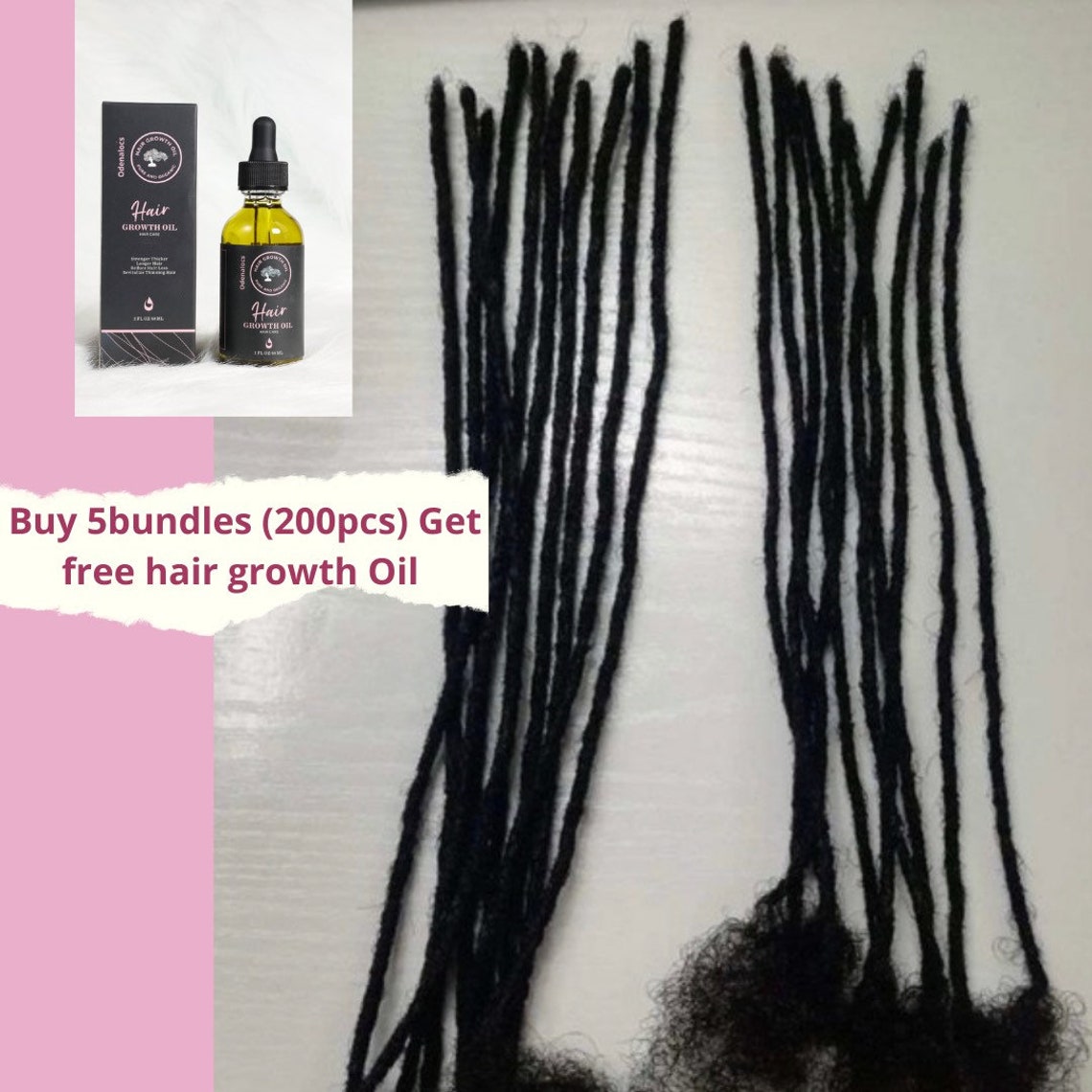 0.2cm Micro Locs Handmade Locs Extension 100% Human Hair - Etsy UK