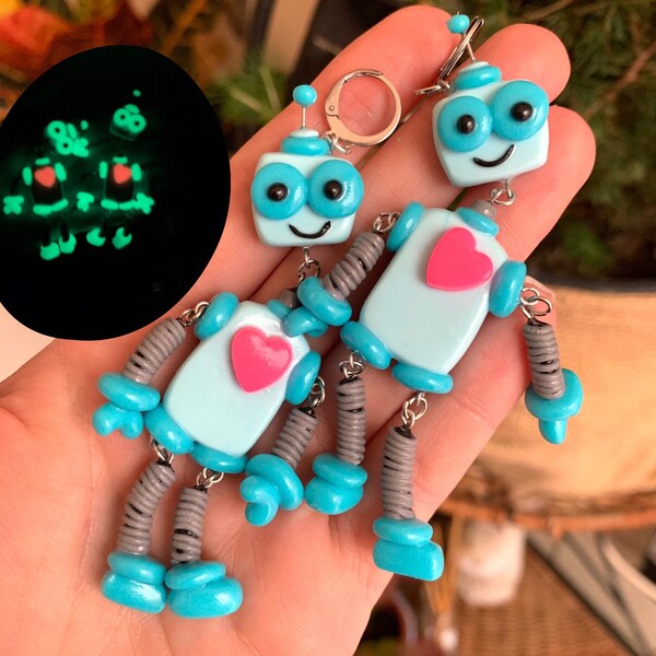 Polymer Clay Robot - Etsy