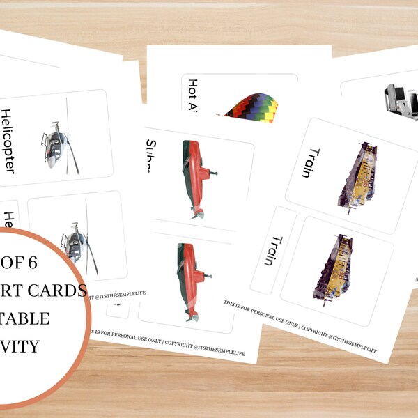 Three Part Cards - Etsy