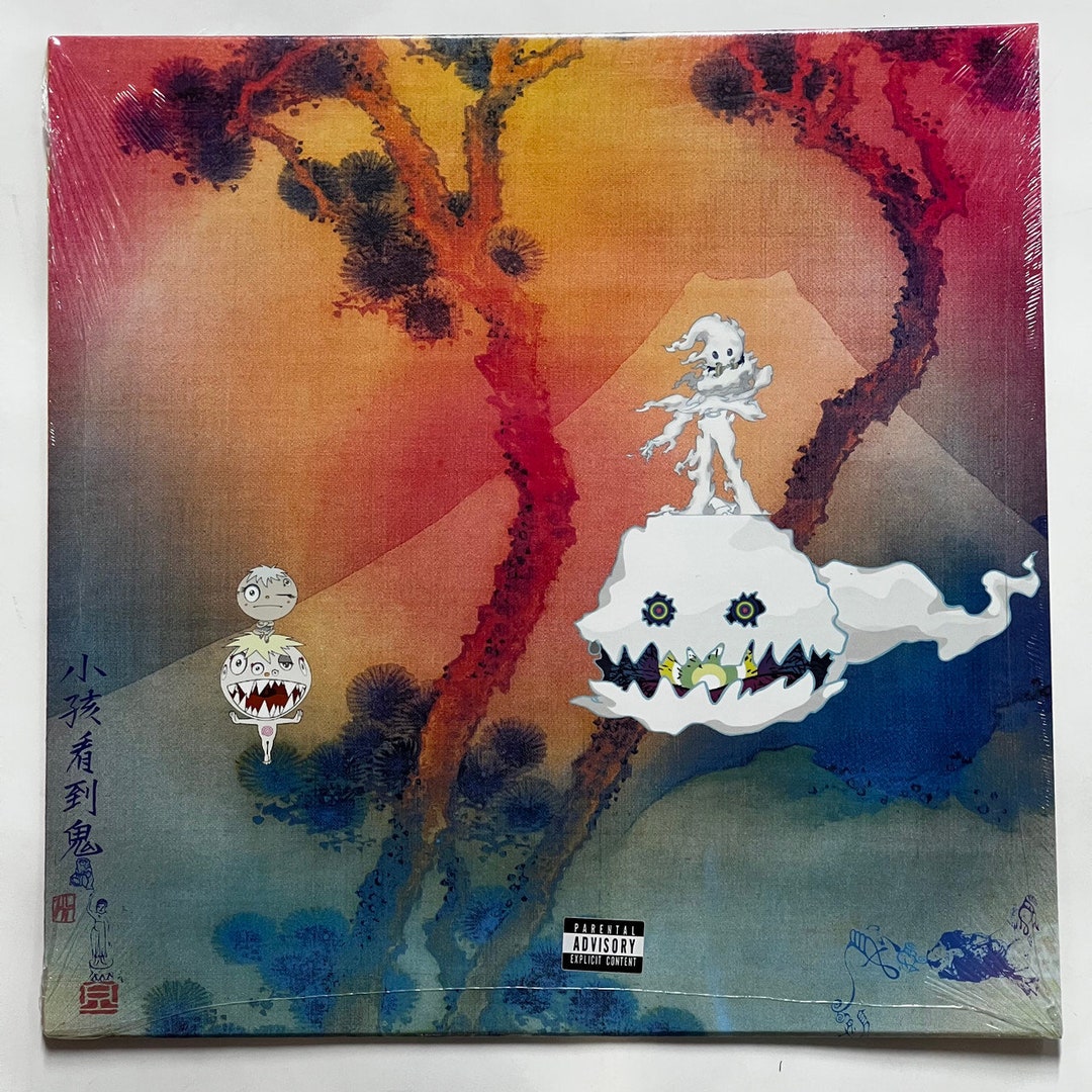 Kanye West & Kid Cudi Kids See Ghosts 1LP Vinyl Limited Black 12 ...