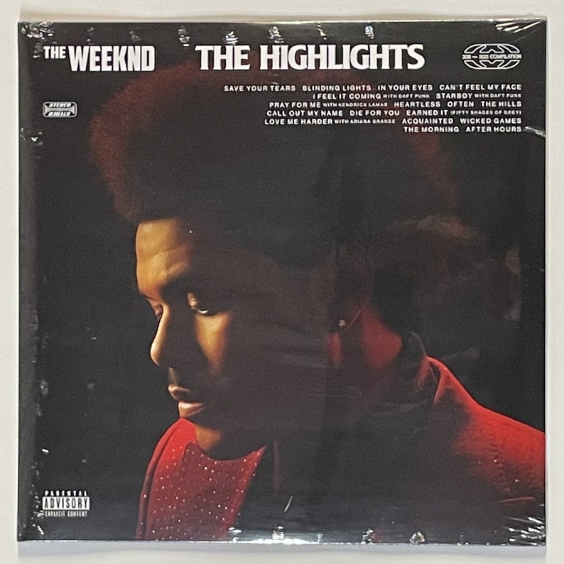The Weeknd the Highlights 2LP Vinyl Limited Black 12" Record - Etsy