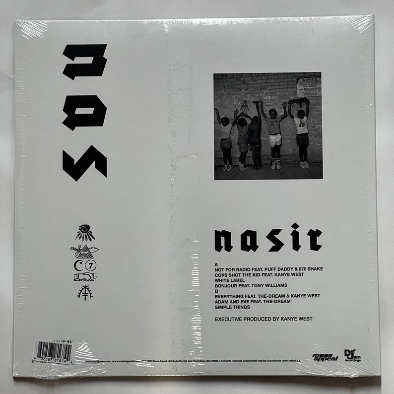 Nas Nasir 1LP Vinyl Limited Black 12" Record - Etsy