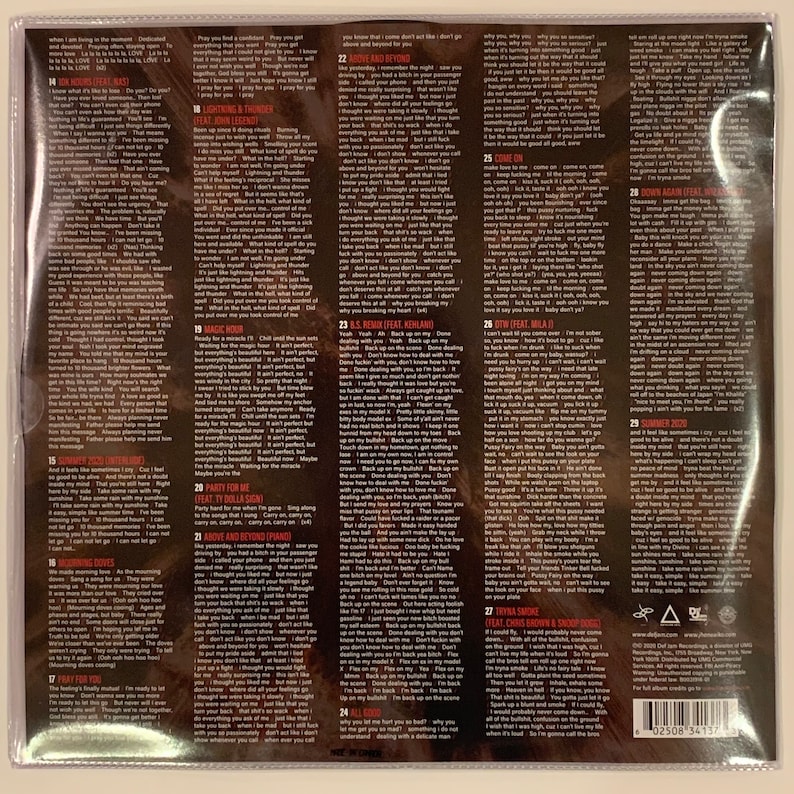 Jhené Aiko Jhene Aiko Chilombo Deluxe 3LP Vinyl Limited Picture Disc 12 ...