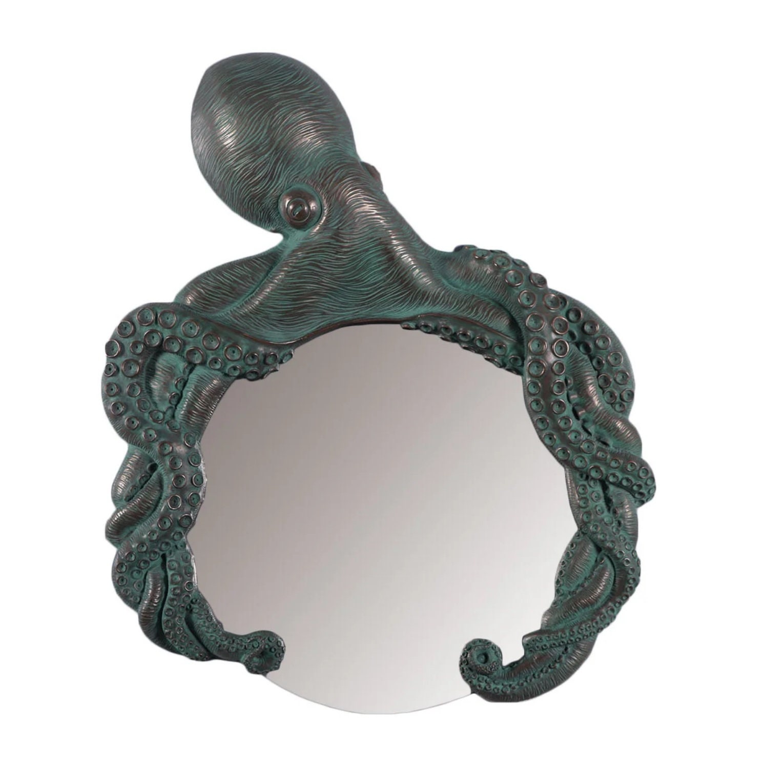 Octopus Mirror Verde Bronze - Etsy