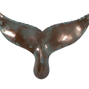 Unique Whale Tail Wall Decor Verde Bronze Finish 30.5"w X 4.5"d X 21"h ...